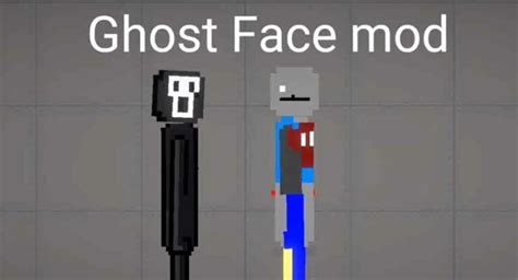Ghost Face For Melon Playground Mods Melon Sandbox Melmod