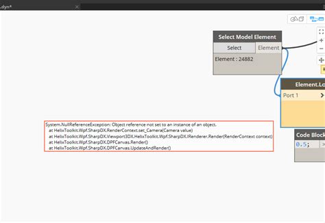Error Reference Not Set To An Instance Of An Object Developers Dynamo