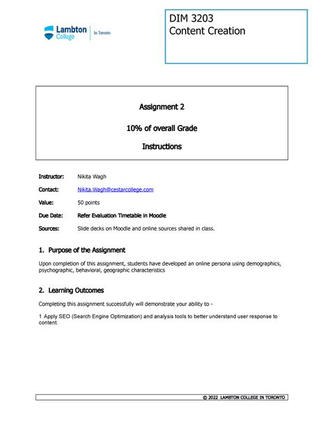 Dim 3203 Assignment 2 Assignment 2 10 Of Overall Grade