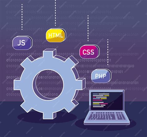 Premium Vector Program Coding Concept