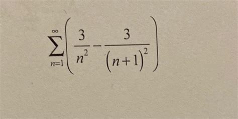 Solved Find A Formula For The Nth Partial Sum Of The Series