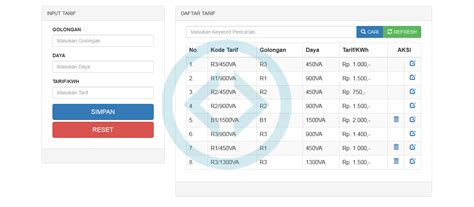 download source code pembayaran listrik berbasis web php gratis