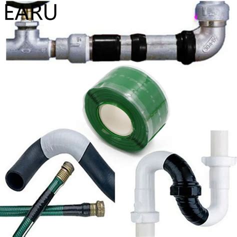 블랙 투명 방수 실리콘 성능 수리 테이프 본딩 구조 자기 융합 와이어 호스테이프 Aliexpress