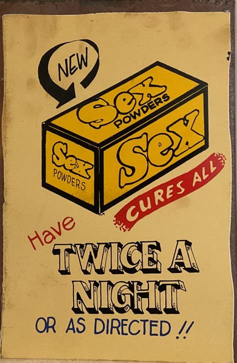 Sex Powder Rusty Tin Signs