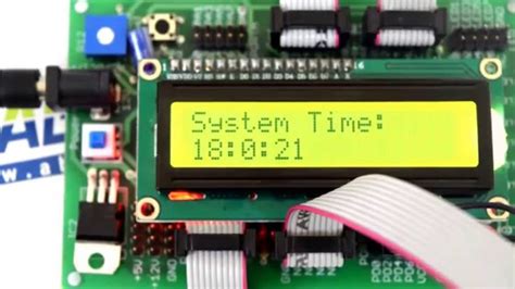 Ds1307 Rtc Based Digital Clock Designing In 24 Hour Format With