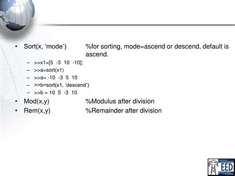 PPT MATLAB Vectors Matrices PowerPoint Presentation Free Download ID