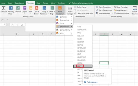 Isref Function Test If A Given Value Is A Reference Or Not In Excel Wall Street Oasis