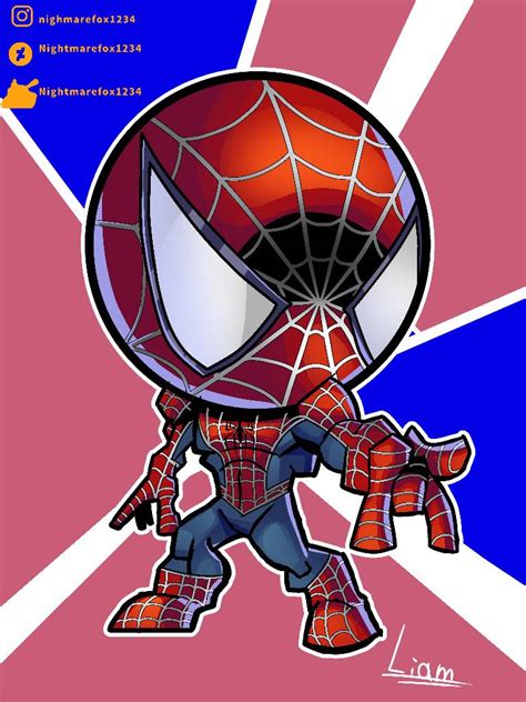 Chibi Spider Man By Nightmarefox1234 On Deviantart