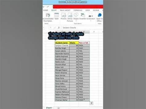 How To Arrange Names Of Babes Alphabetically In Excel With Correct Marks And Details Shorts