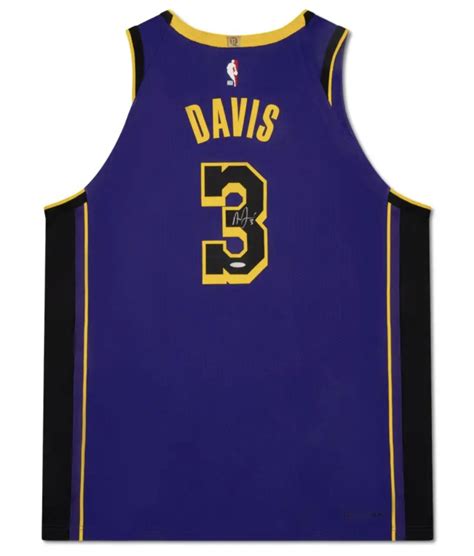 Anthony Davis Signed Lakers Swingman Jersey Uda Pristine Auction