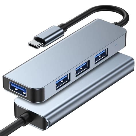 HIGH SPEED TYPE C To USB 3 0 Hub Data Transmission 4 Ports USB C Expansion Dock 7 52 PicClick UK