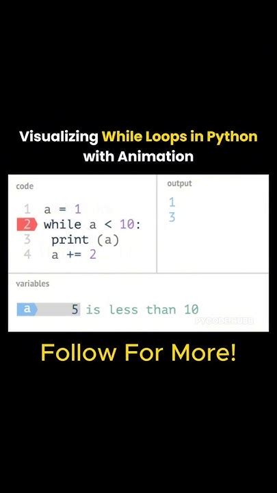 Internal Process Of While Loop In Python Python Pythonprogramming Ai