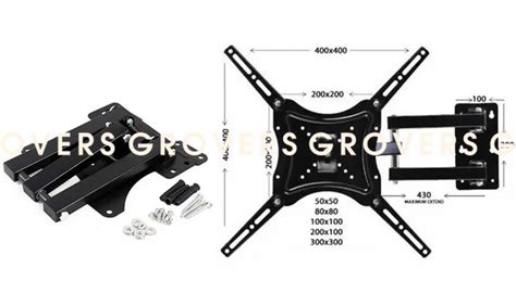 Крепление поворотное настенное для телевизора кронштейн 14 55 Ukc Hdl 117b2 до 50кг
