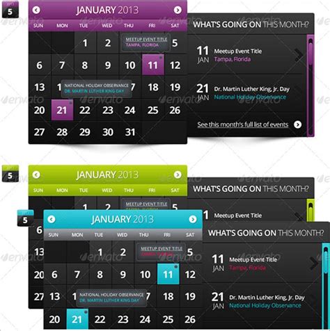 Event Calendar Template 32 Download
