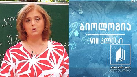 ბიოლოგია Viii კლასი რა ქმნის ორგანიზმის შინაგან თხევად გარემოს