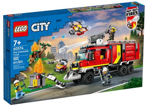Lego City Fire Command Truck Set 60374 Us