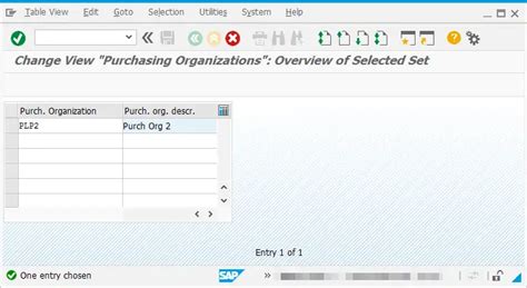 Sap How To Create Or Maintain A Purchasing Organization Yb Digital