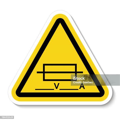 ป้ายสัญลักษณ์ฟิวส์ แยกบนพื้นหลังสีขาว ภาพประกอบเวกเตอร์ Eps10 ภาพประกอบสต็อก ดาวน์โหลดรูปภาพ