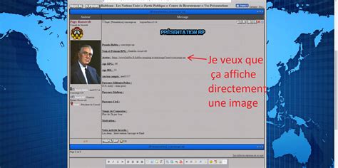 faire afficher une image avec un lien déjà en place dans le formulaire