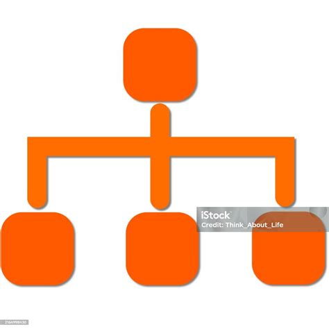 Abstract Orange Flowchart Design Icon Stock Illustration Download Image Now Abstract Built