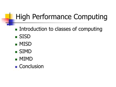 Ppt High Performance Computing Powerpoint Presentation Free Download