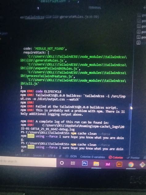Difficulty Installing Tailwindcss V3 On My Computer System Html And Css