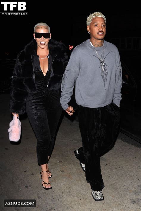 Amber Rose Sexy Seen Flaunting Her Hot Cleavage At Giorgio Baldi In Santa Monica Aznude