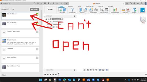 solved not open my project in autodesk fusion 360 autodesk community