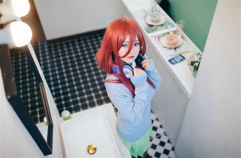 Nakano Miku Nakano Miku Мику Накано Anime Cosplay Go Toubun