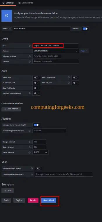 Install Grafana With Prometheus On Rocky Linux AlmaLinux ComputingForGeeks