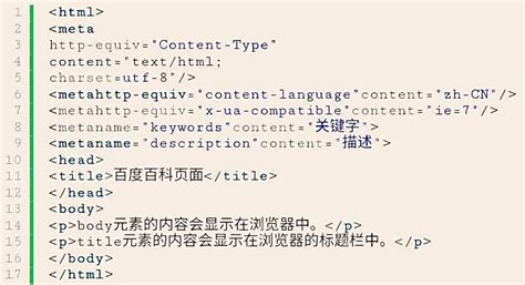 Html基础有哪些单标签 百度经验