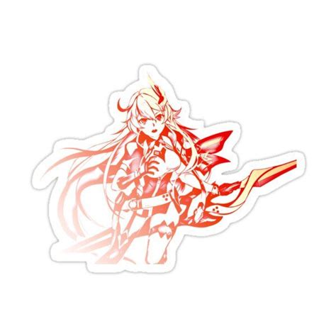 Honkai Impact 3rd Kiana Void Drifter Sticker By Ondinelune