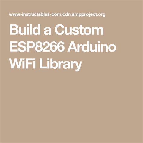 Esp8266wifi Library Esp8266 Arduino Core 270 Documentation
