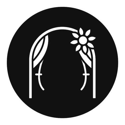 Premium Vector Wedding Arch Vector Illustration