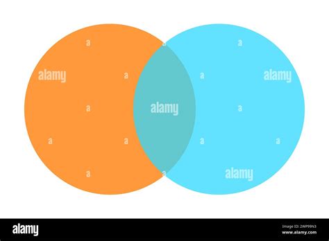 intersecting circles colored icon merge concept business background