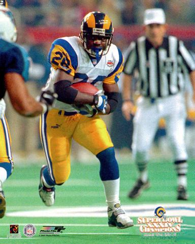 Marshall Faulk Super Bowl Xxxiv Hero 2000 Premium Poster Print