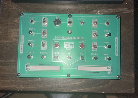 Synthrotek Nandamonium Semi Modular 6 Oscillator Nand Noise And Reverb