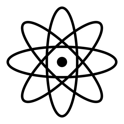 Atom Icon Illustrator Vector Simple Atom Symbol 22208562 Vector Art At