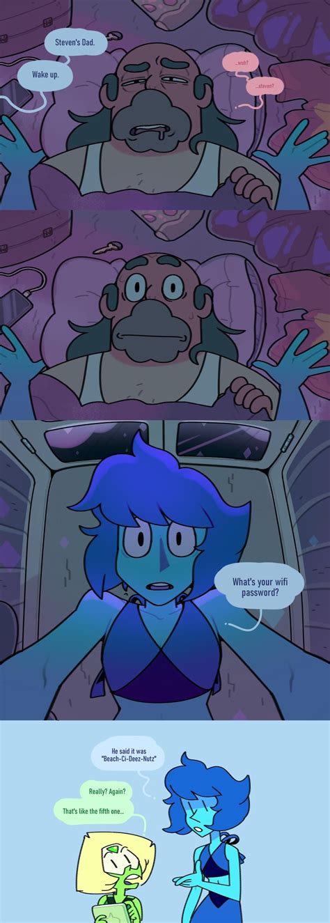 Lapis Borrowing Gregs Wifi At 3am Steven Universe Steven Universe