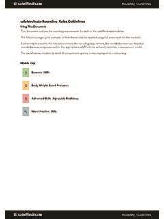 Rounding Rules 1 SafeMedicate Rounding Rules 1 Safemedicate Pdf PDF4PRO