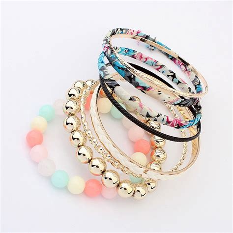 Aqua Bloom Bangles Set Insia