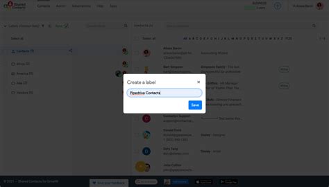 how to share your pipedrive contacts with your team at nearly no cost