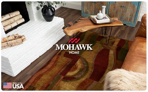 Mohawk Home New Wave Picasso Wine Abstract Accent Area Rug