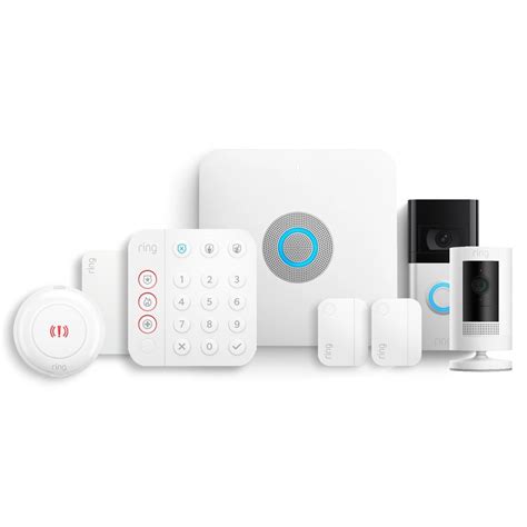 Ring Alarm Security System 8 Piece Kit Sensors And 2nd Gen Ring Video
