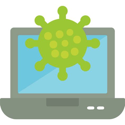 Virus Attack Bug Laptop Computer Hacking Cyber Icon Download On