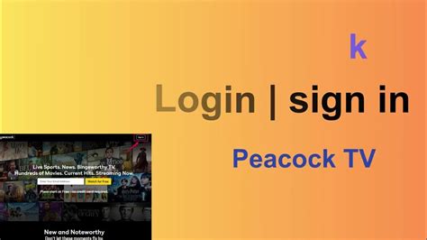 How To Login Into Your Peacock Tv Account Peacock Tv Account Login