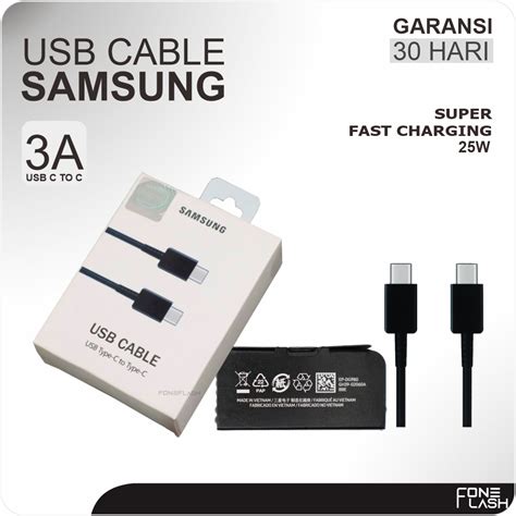 Jual Kabel Data Samsung Tipe C Ke Usb Type C Original Super Fast Charging W A A W