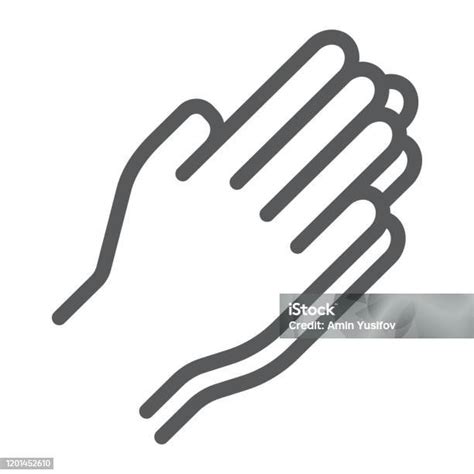 기도 선 아이콘 종교와기도 기도 기호 벡터 그래픽 흰색 배경에 선형 패턴 Eps 10 기도하기에 대한 스톡 벡터 아트 및 기타 이미지 Istock