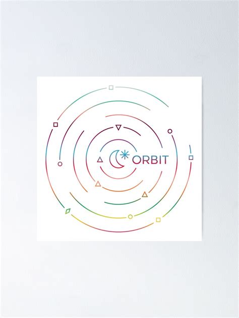 Loonas Orbit Logo Poster For Sale By Cal Mnds Redbubble