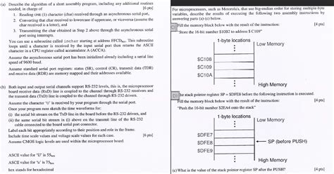 solved a describe the algorithm of a short assembly